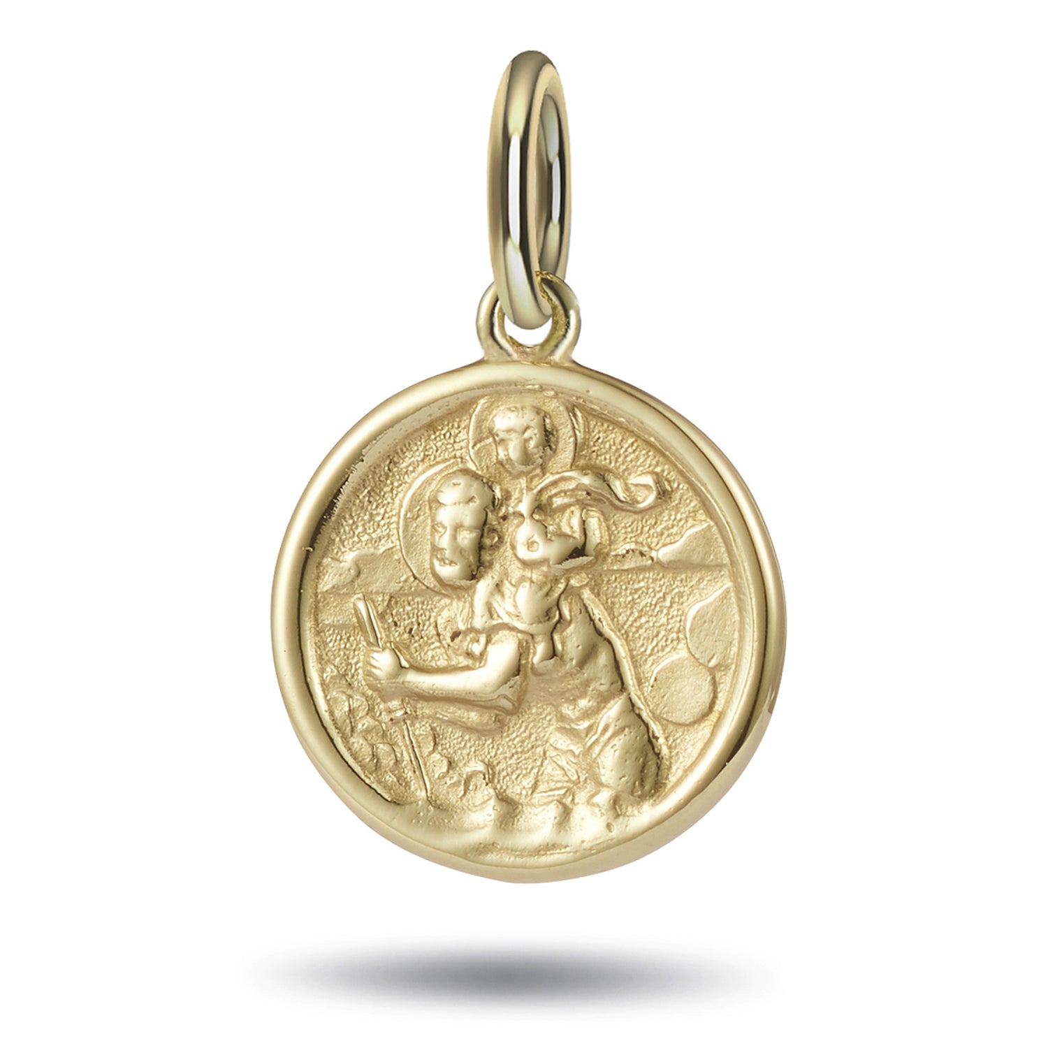 Solid Gold Saint Christopher Necklace | LUKE ROSE | Shop St ...