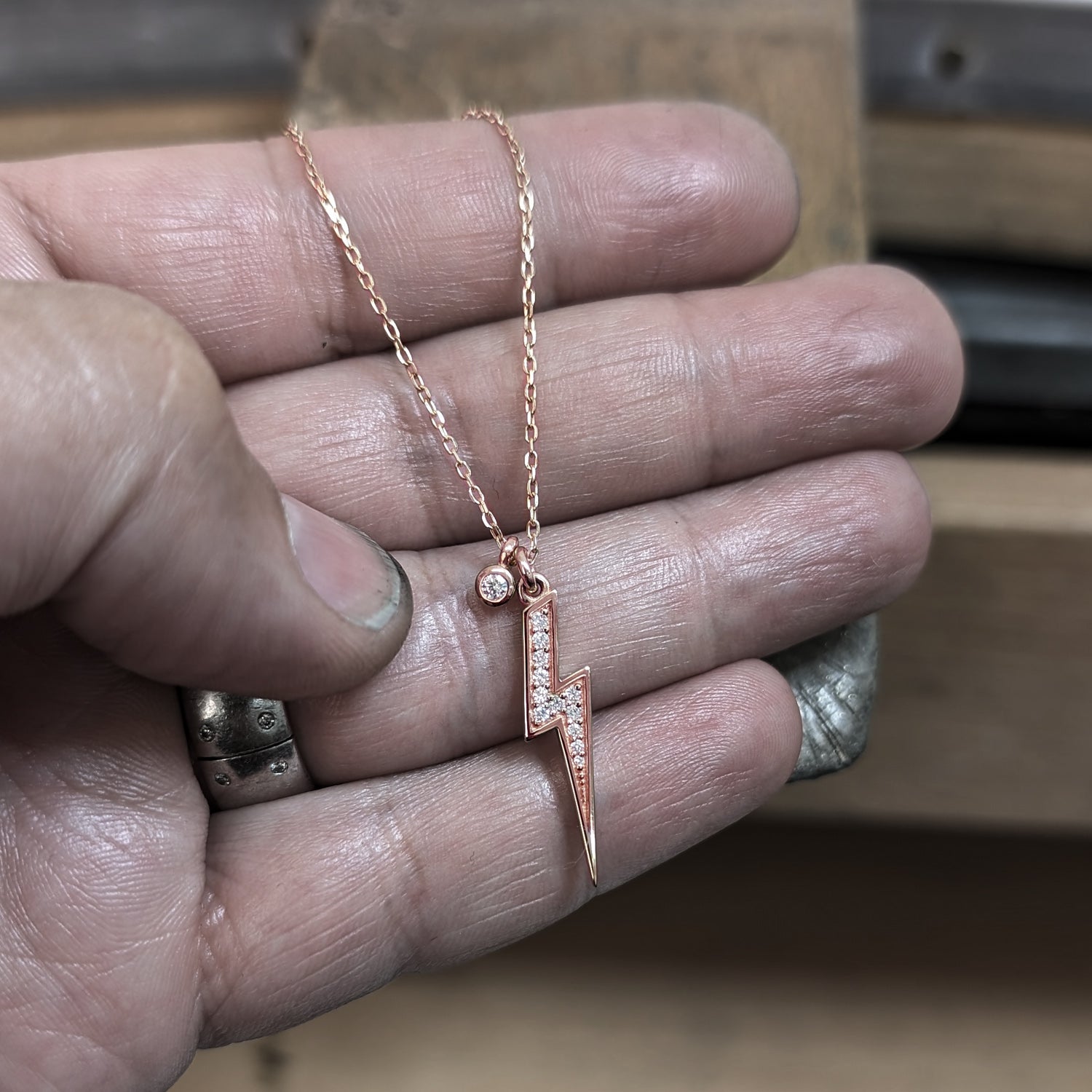 Lightning Bolt Jewellery Rose Gold | Diamond Lightning Bolts Australia ...