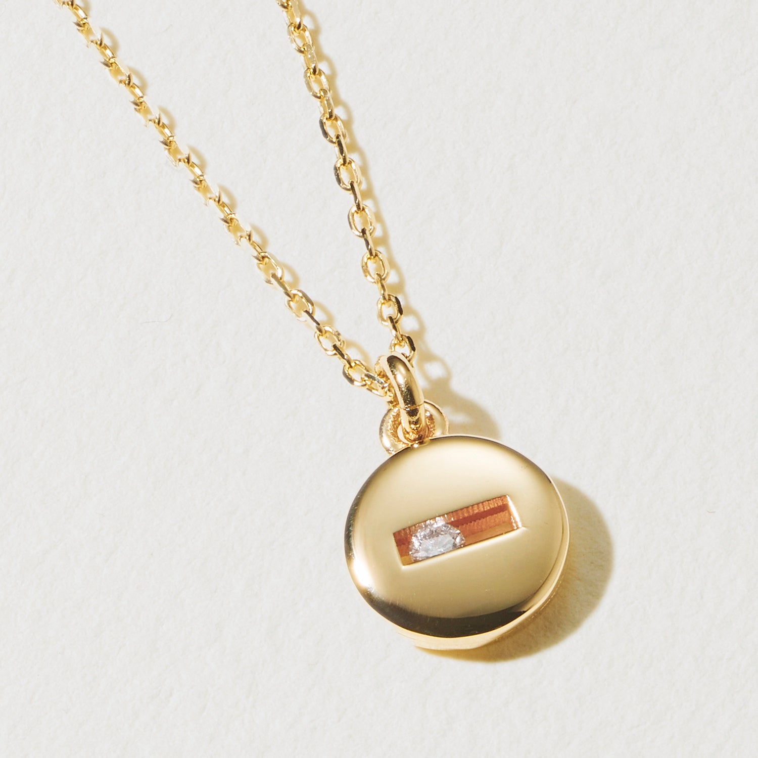 Round Sliding Diamond Necklace Made in Australia | Shop Solid Gold ...