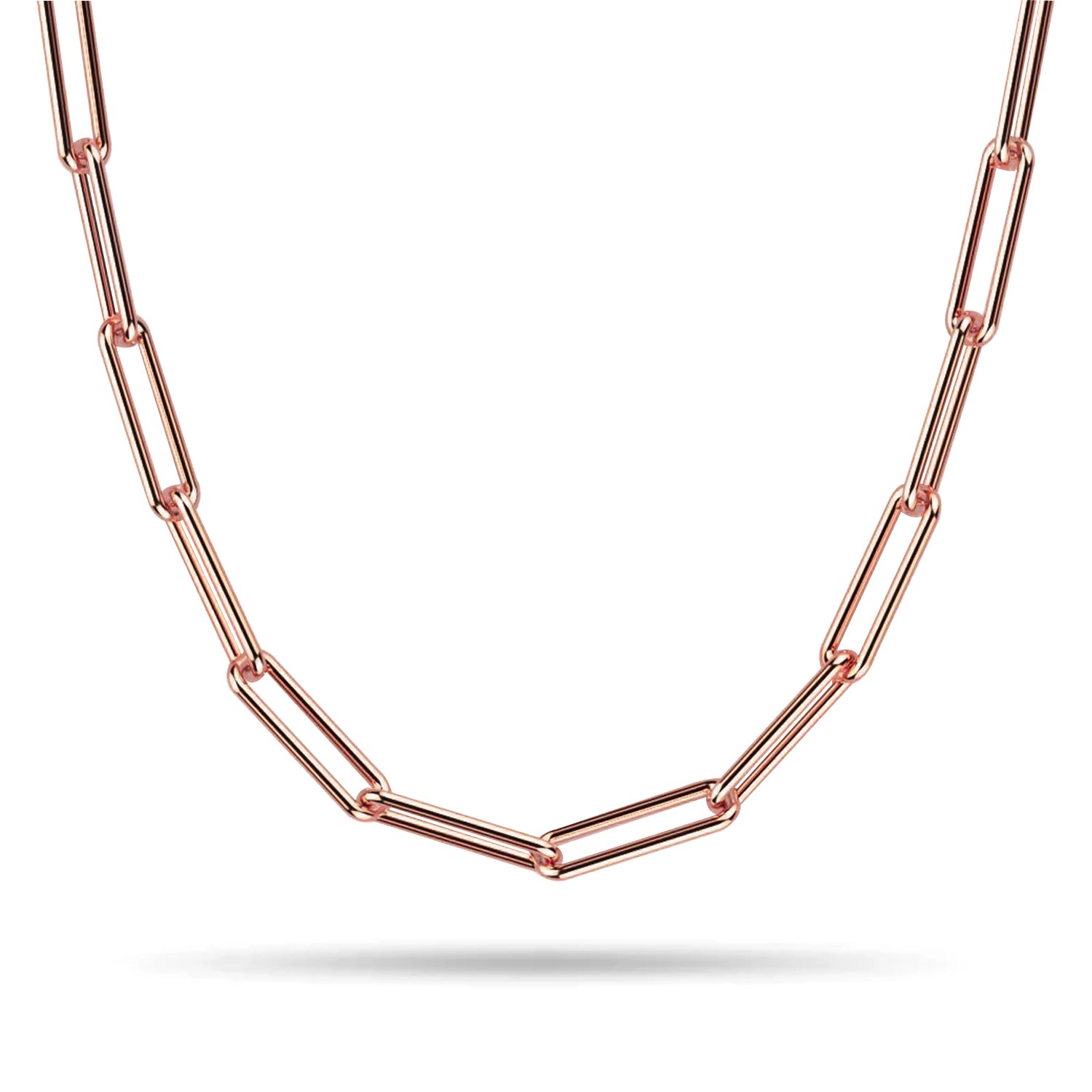 Paperclip Chain Solid Gold Australia | LUKE ROSE | Online store – Luke ...