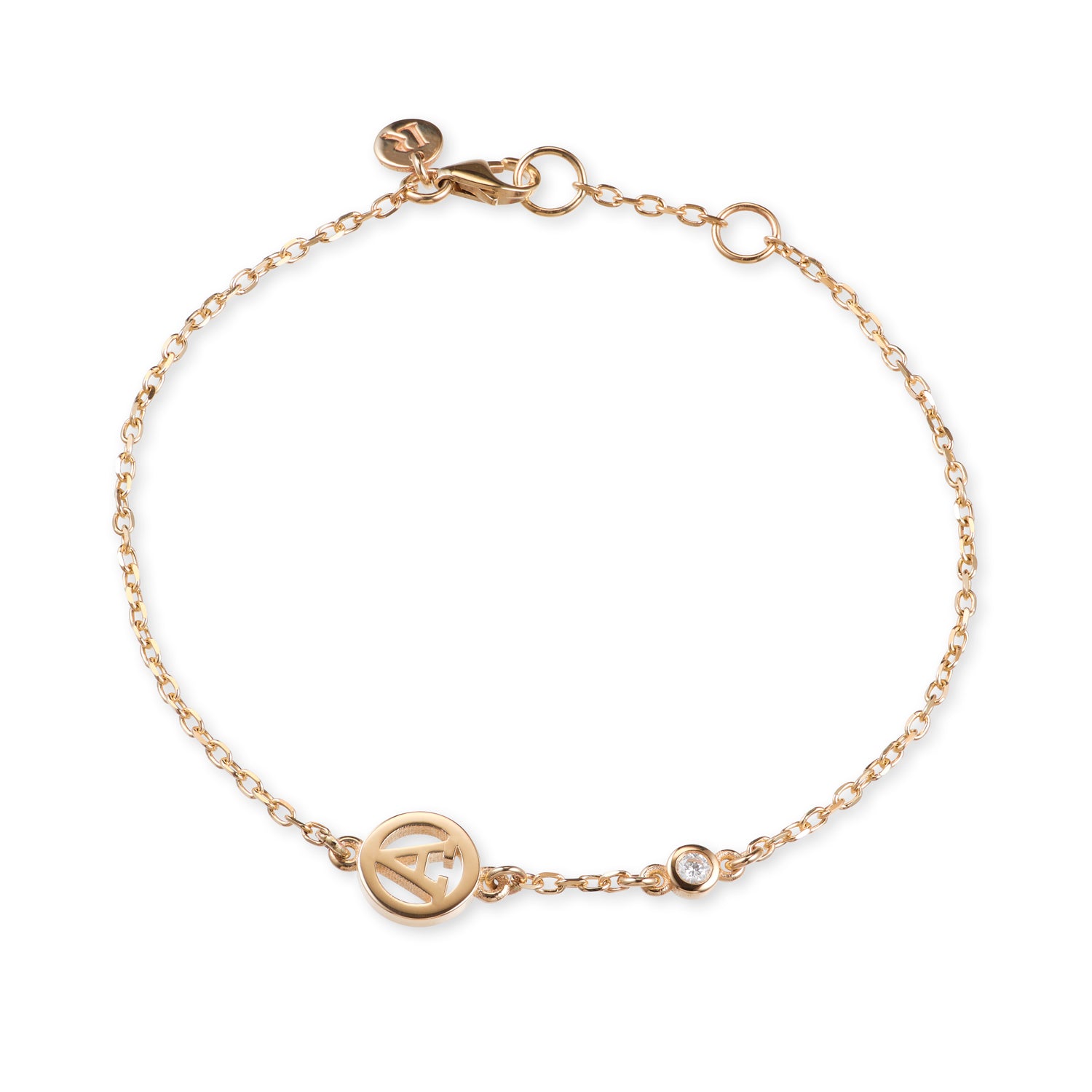 Initial Bracelet handmade in Australia | LUKE ROSE | Shop Gold Letters ...